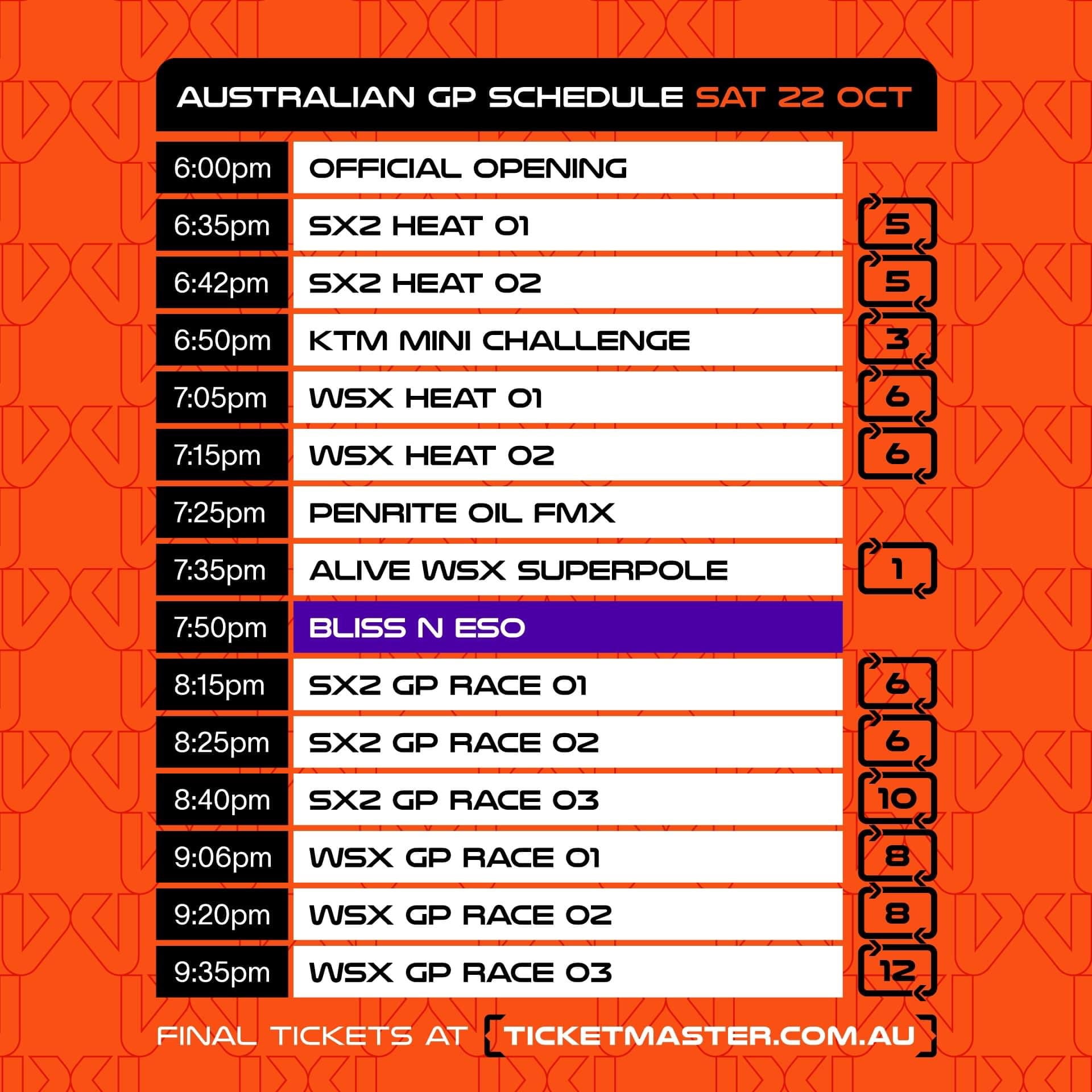 World Supercross Melbourne 2022 – Watch and Follow LIVE