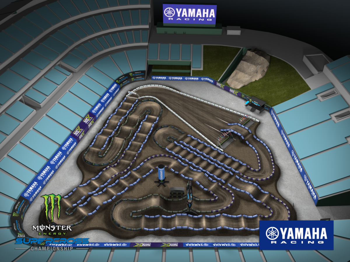 2025 AMA Monster Energy Supercross Championship | Track Maps